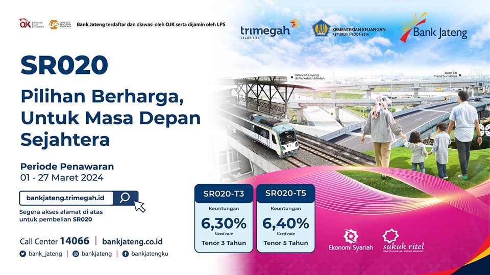 Penjualan Sukuk Ritel SR020 Capai Rp21 Triliun
